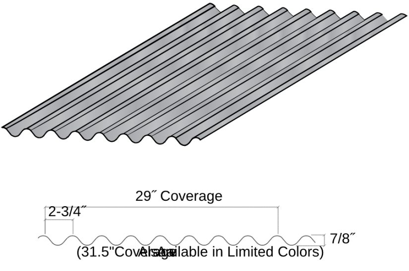 Corrugated Metal Roofing - MVM